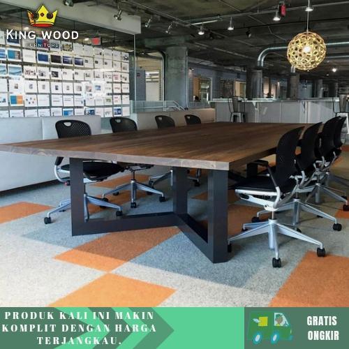 Jual Meja Meeting Besar 250 × 90 × 50 cm - Meja Rapat Kantor Premuim ...