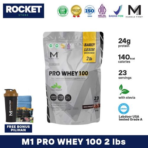 Jual Muscle First M1 Pro Whey 100 ukuran 2 lbs (25 servings) - BPOM ...