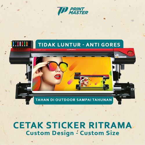 Jual Cetak Stiker Vinyl Meteran Ritrama - Tanpa Laminasi - Kota ...