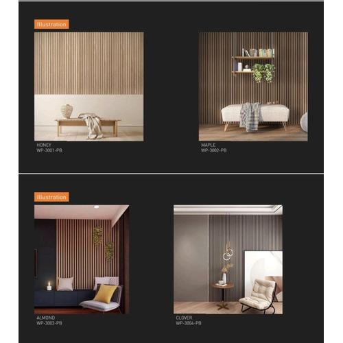 Jual TACO WPC DECO WALL PANEL - BIG GROOVES 2.9M*24.5MM - HONEY 3001PB ...