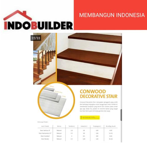 Jual CONWOOD HANDRAIL DIMENSI 85 X 3050 X 30 MM PER LEMBAR - Kab ...