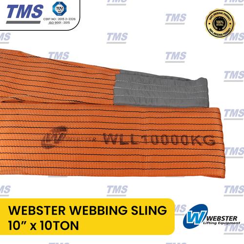 Jual Tali Pengangkat Barang Webster Webbing Sling 10" x 10 Ton Original ...