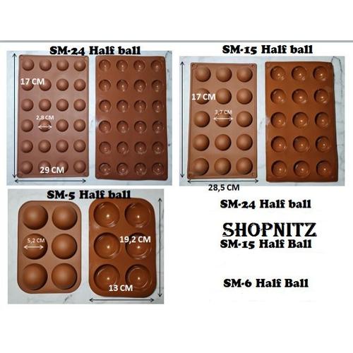 Promo Cetakan Silikon Setengah Bola Ball Puding Agar Cake Mold Choco ...