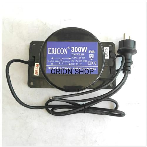Jual TRAFO LAMPU KOLAM RENANG 300W ERICON - AC 12V IP68 - Jakarta Utara ...