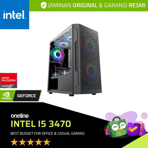 Promo PC Rakitan Office Design Gaming | Intel Core i5-3470 / 512GB SSD ...
