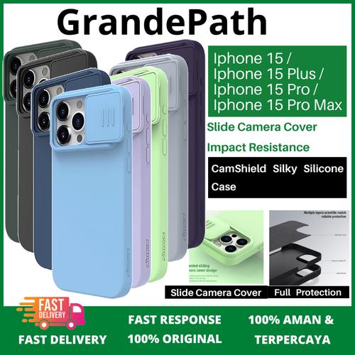 Jual Case Iphone 15/Plus/Pro/Pro Max NILLKIN CamShield Silky Camera ...