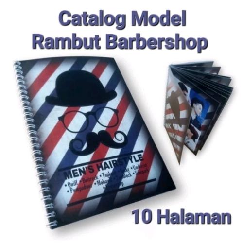 Jual Buku Catalog Model Gaya Rambut Foto Gambar Barbershop Pangkas ...