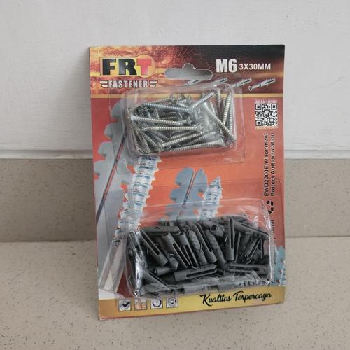 Jual Baut Sekrup Skrup Fisher fiser viser Set M6 3x30mm - Kab ...