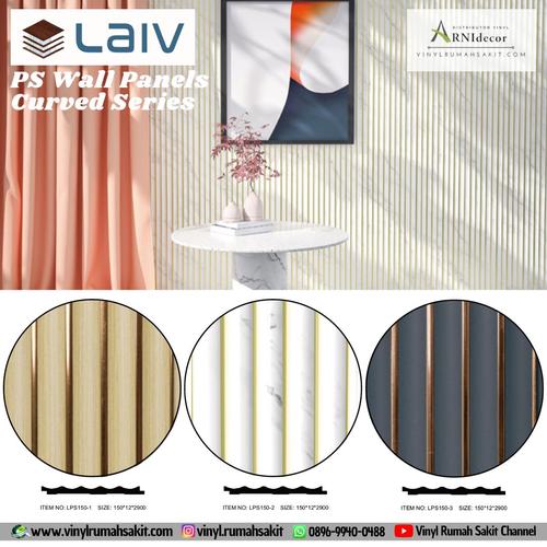 Jual WPC Wall Panels Dinding Indoor Laiv series Curved - panjang 2,9m ...