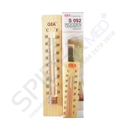 Jual Termometer Kayu GEA S 092 / Thermometer Ruangan Ruang Kayu GEA ...