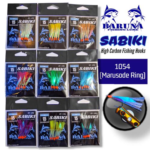 Jual Pacing Sabiki Kotrekan Dengan Umpan Bulu Sutra Kilap - Putih, No ...