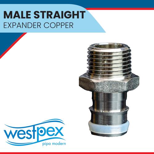 Jual Fitting Pipa PEX Westpex Male Straight Expander Copper - S20-1/2M ...