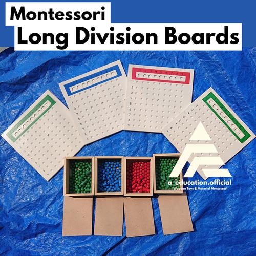 Jual Montessori Long Division Boards Montessori Papan Pembagian - Kab ...