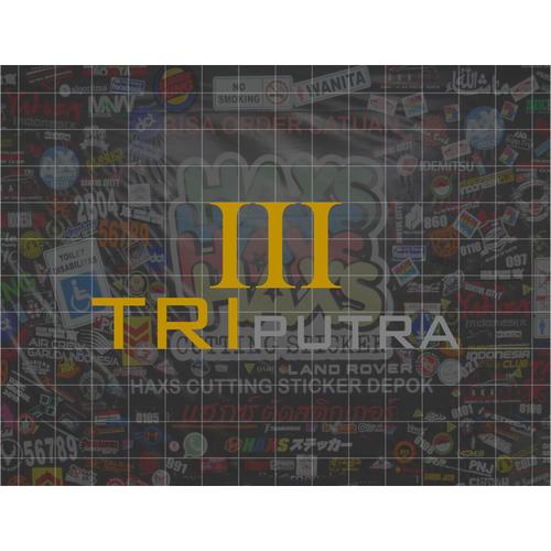 Jual Cutting Sticker Tri Putra Ukuran 10 Cm Untuk Safety Helmet - Kota ...