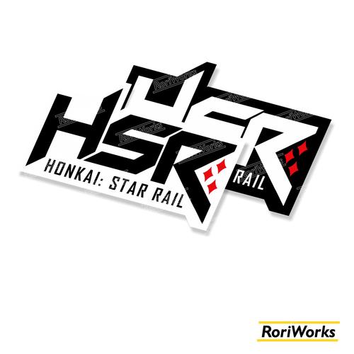 Jual Stiker Kiss cut - Logo Honkai Star Rail Meme | Parodi HSR - Putih ...