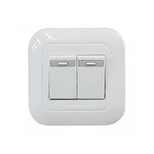 Jual Saklar Double Seri Panasonic IB Putih Switch WEJ 5531 WEJ 78029W ...