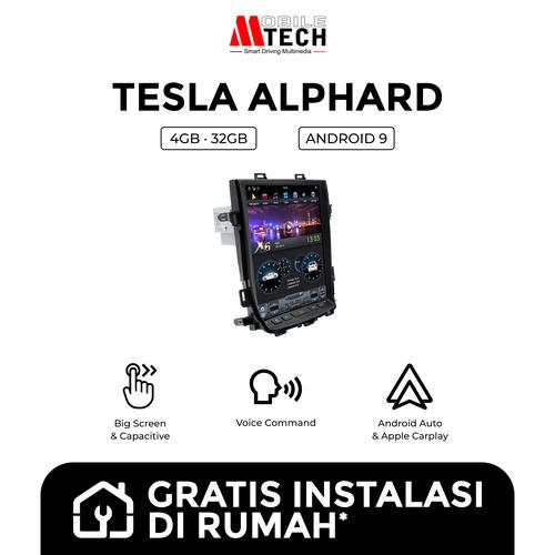 Promo Head Unit Android Old Alphard Tesla Style High End (Premium Sound ...