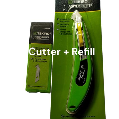 Jual Tekiro Pisau Acrylic Dan Refill , Cutter Akrilik Tekiro Original ...
