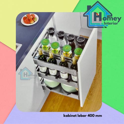 Jual VITCO SS 20740 SM kitchen Rak Tarik Botol Bumbu Stainless slow ...