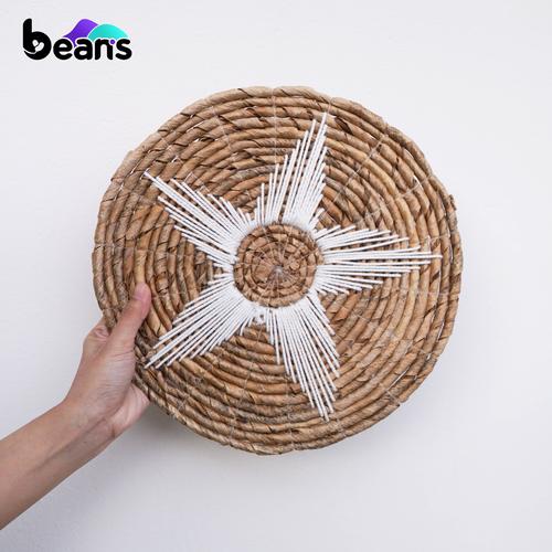 Jual Beans Hiasan Dinding Anyaman Eceng Gondok - Walldecor - Dekorasi ...