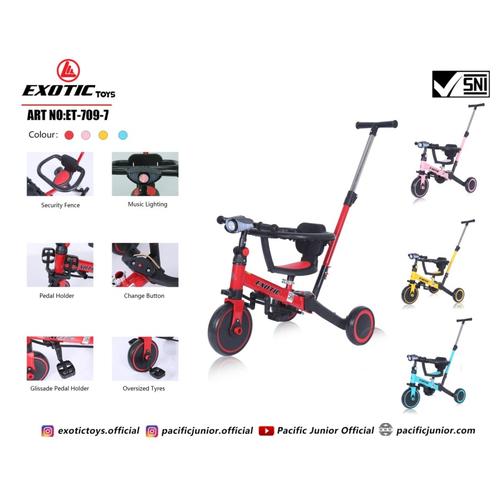 Jual Balance bike ET 709 709-7 exotic tricycle sepeda anak roda tiga 3 ...