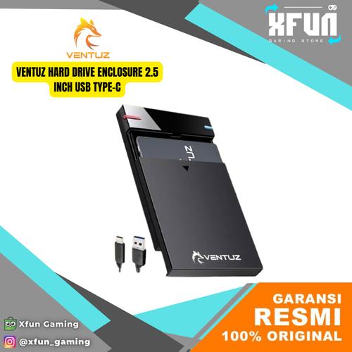 Jual VENTUZ Hard Drive Enclosure 2.5 inch USB Type-C - Kota Samarinda - XFun Gaming | Tokopedia