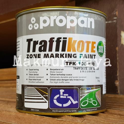 Jual Cat Marka Jalan Traffikote Propan Water Based 1Kg - Merah ...