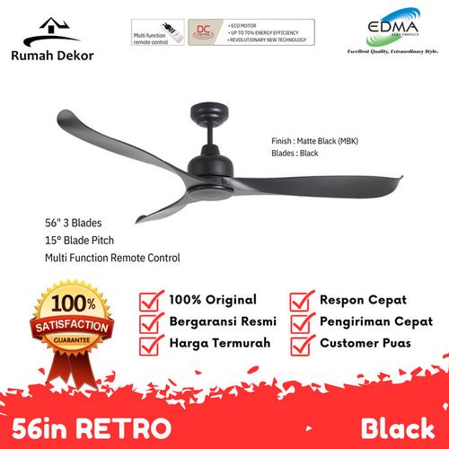 Jual Kipas Angin Plafon MT Edma 56in RETRO Motor DC Remote Control ...