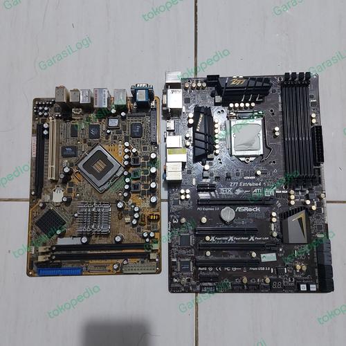 Jual 2 unit mb mobo motherboard mainboard gaming asrock z77 dan Shuttle ...