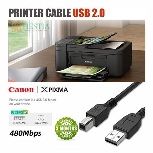 Jual Kabel Printer USB 2.0 Canon PIXMA original dari box printer 1.5 M ...