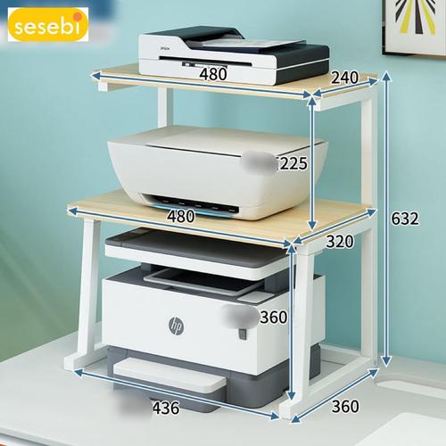Promo SESEBI Rak Meja Printer 2 Tingkat Serba Guna - Hitam - Jakarta ...