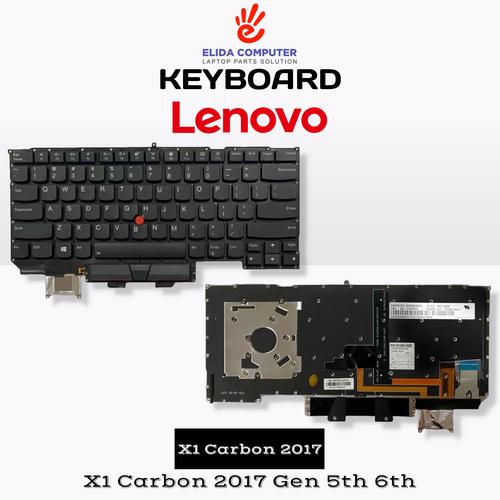 Jual Keyboard Lenovo ThinkPad X1 Carbon X1C Gen 5th 6th 2017 2018 ...