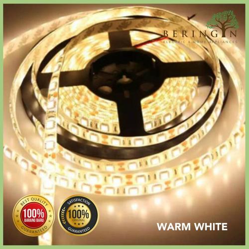 Jual LED STREP / LED SELANG WARM WHITE Kualitas Bagus INDOOR per meter ...