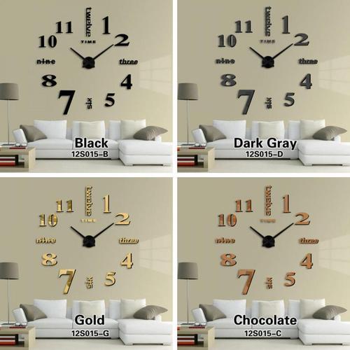 Jual Jam Dinding Aesthetic Estetik Besar Mewah Diy Unik Minimalis ...