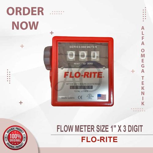 Jual FLOW METER FLO-RITE 1 INCH METERAN SOLAR FLOWMETER 3 DIGIT - Kota ...
