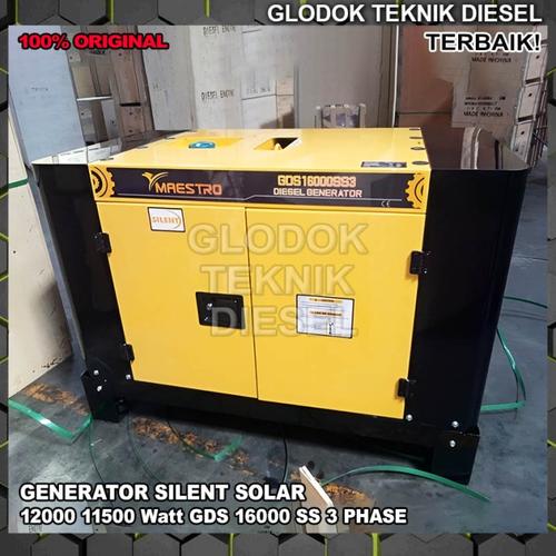 Jual Genset Silent Diesel Solar 12000 Watt 3 Phase 15 kva GDS16000SS3 ...