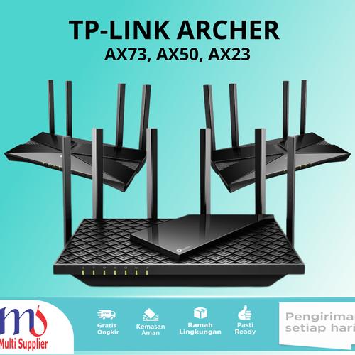 Jual TPLINK Tp-link Archer AX73 AX50 AX23 Dual Band Gigabit WiFi 6 ...