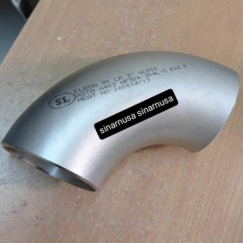 Jual Elbow Las Stainless 304 Sch 10 3 " inchi DN 80 Seamless - Jakarta ...