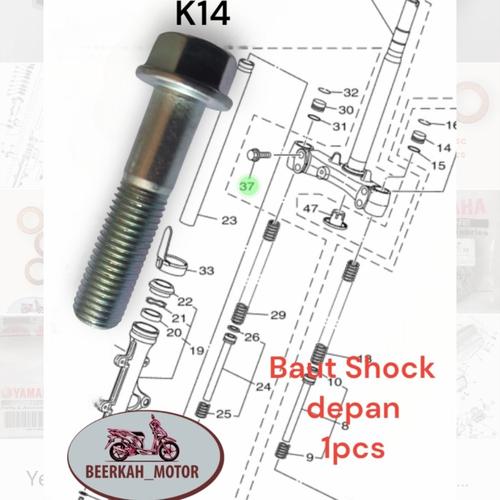 Jual Baut Shock depan Honda Beat scoopy spacy vario - Jakarta Selatan ...