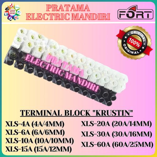 Jual FORT TERMINAL BLOCK KRUSTIN XLS-4A XLS-6A XLS-10A XLS-15A XLS-20A ...