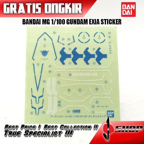 Jual BANDAI MG 1-100 GUNDAM EXIA STICKER MG784 - Kota Semarang - J-SHOP ...