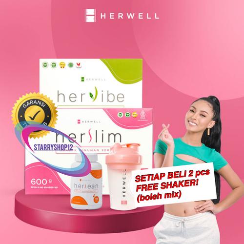Promo herwell 1 Box Herslim hervibe Herlean diet slimming fiber susu obat - 1box Hervibe - Kota ...