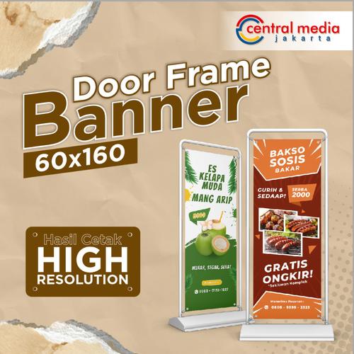 Jual Cetak Door Frame Banner 60x160 cm Print Display Banner Promosi ...
