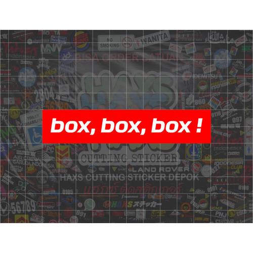 Jual Cutting Sticker boxboxbox Ukuran 10 Cm Untuk Motor Mobil - Kota Depok - Haxs Cutting ...