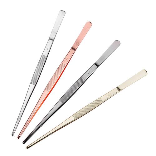 Jual Straight Food Tweezer Pasta Tweezer Bar Tweezer Cocktail Tweezer ...