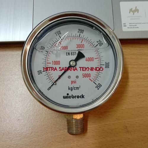 Jual Pressure Gauge Raket Stainless 4" inchi 350 bar (kg/cm) 5000 psi - Jakarta Barat - Mitra ...