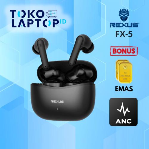 Promo Rexus FX5/ FX-5 TWS Earphone Airbuds With ANC Garansi Resmi ...
