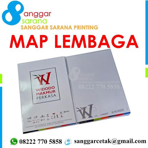Jual Cetak Map Kantor Company Folder Lipat 1 Ukuran F4 Minimal 500 pcs ...