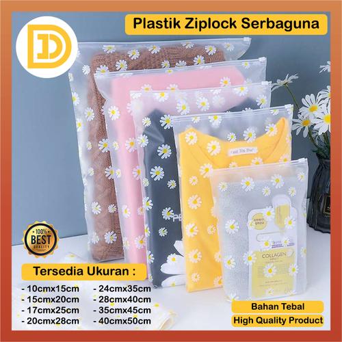 Jual Plastik Ziplock Baju Kantong Makanan Traveling Pouch Bag Zipper ...