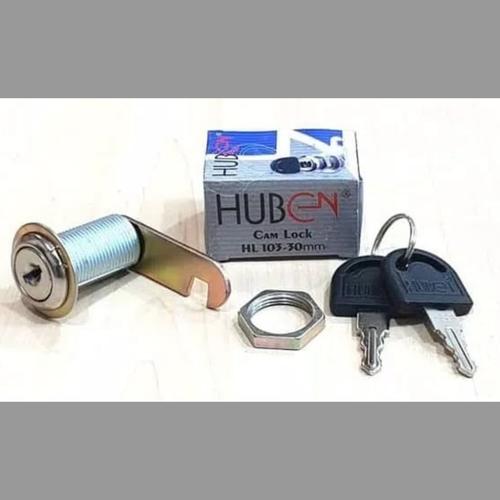 Jual KUNCI LACI CAMLOCK HUBEN 30MM / KUNCI LOKER KAIT BESI/ CAM LOCK ...